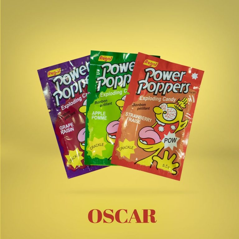 » Bonbon Power Poppers Fraise/Pomme-Raisin
