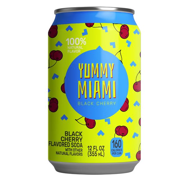 » Boisson Yummy Miami Cerise Noire 355mL